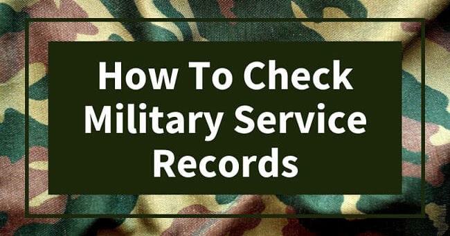 How Can I find someone’s Military Status?