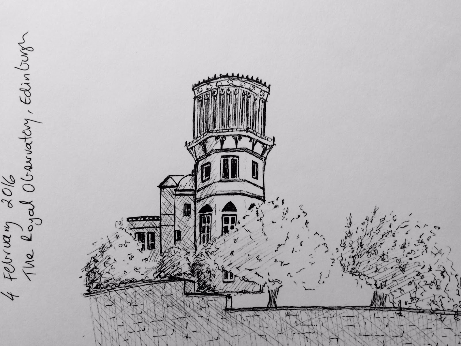 Hot Oyster's art journey: The Royal Observatory, Edinburgh (1896)