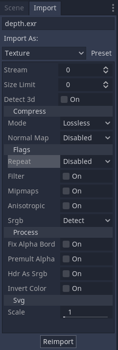 Blender Depth Maps in Godot