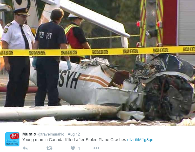 Say What | Man steals plane and dies while trying to land it on street ...