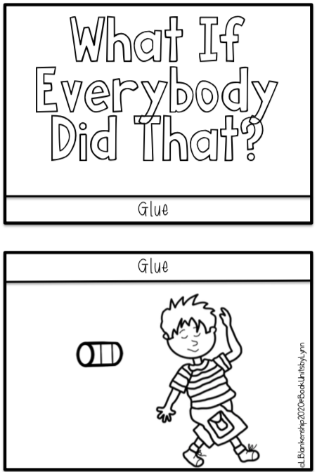 WHAT IF EVERYBODY DID THAT? SEQUENCING CRAFT ~ Book Units by Lynn