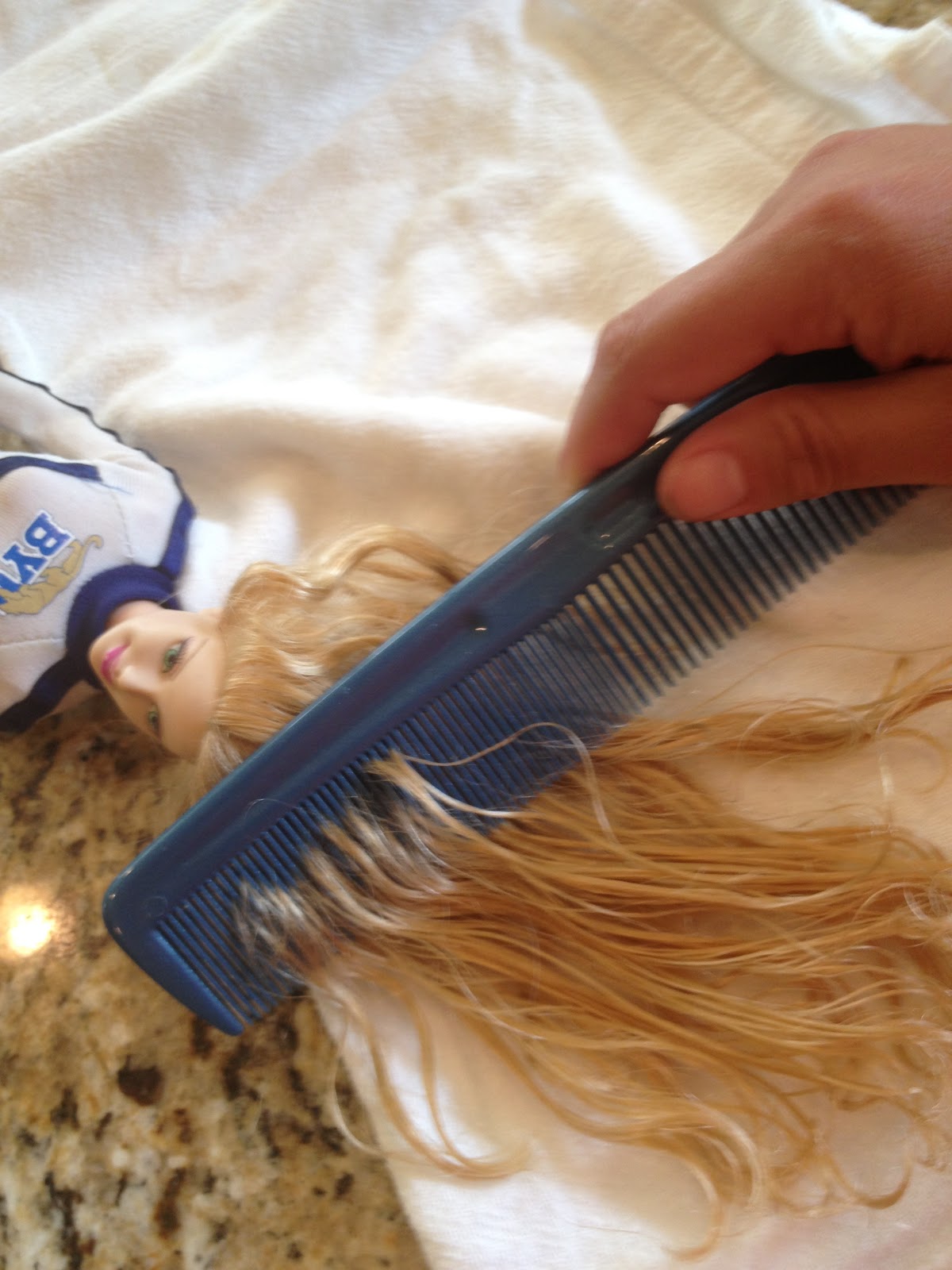 Hershie's Blog: How to Fix Nasty Barbie Hair