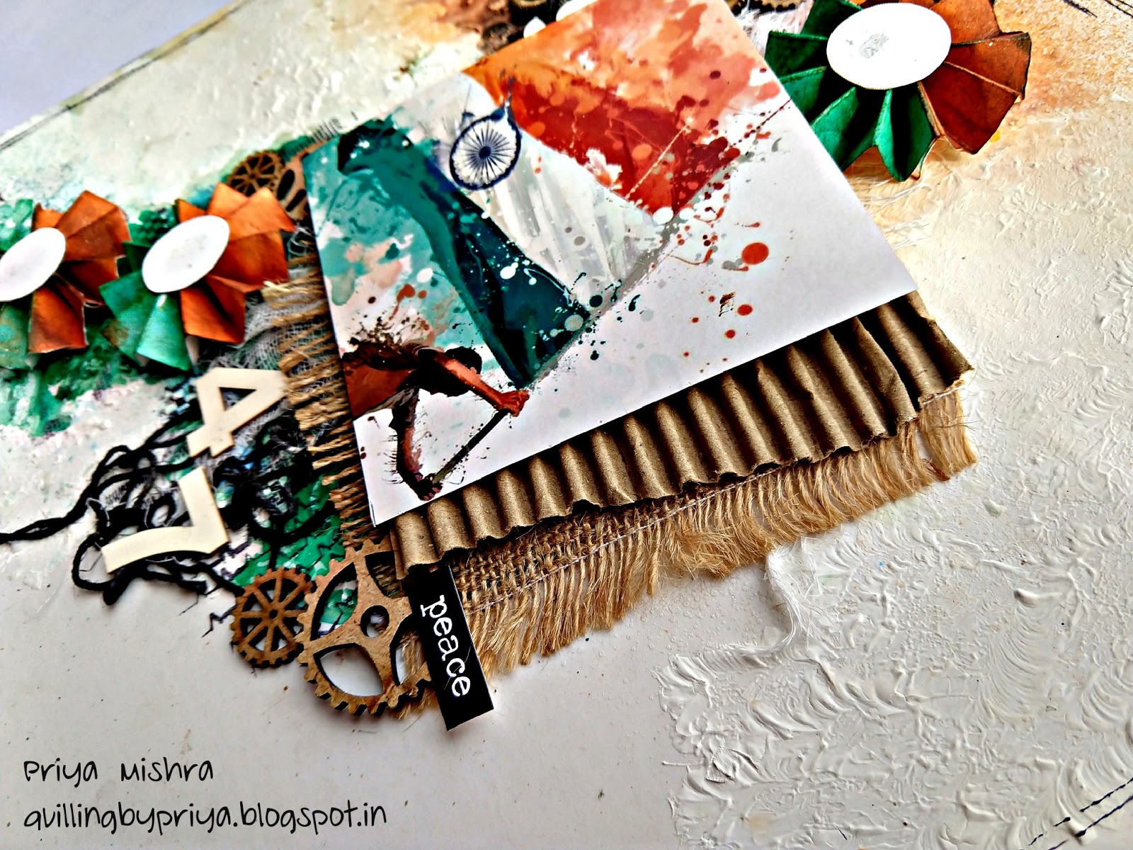 Priya Mishra Blog: India - Scrapbook Layout
