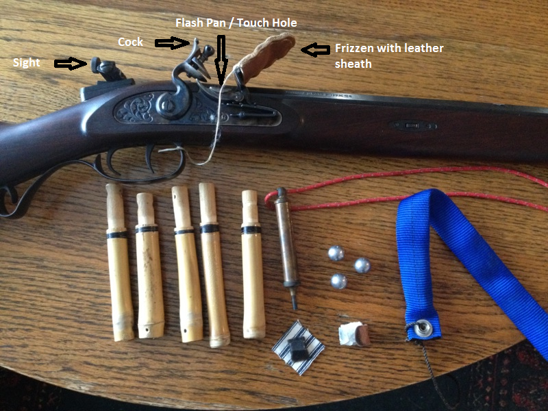 little country house: Black Powder Flint Lock Rifle