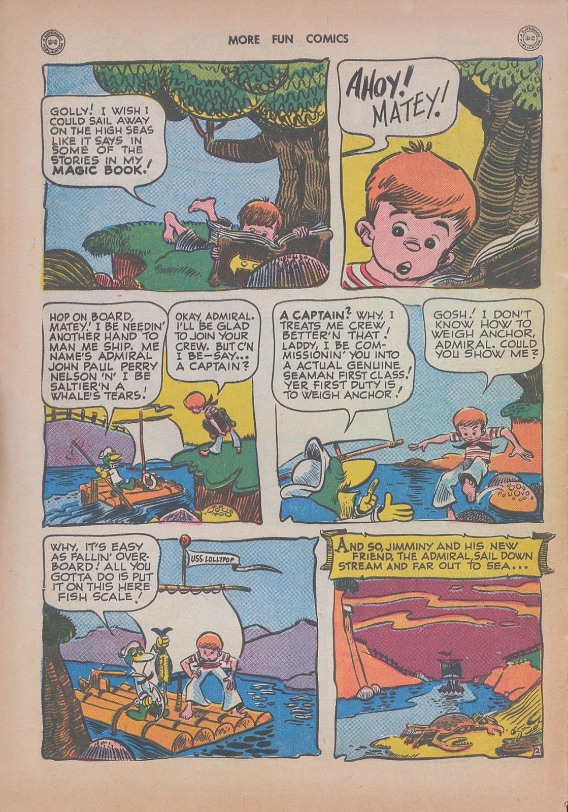 Four-Color Shadows: Jimminy and the Magic Book-Howie Post-1947