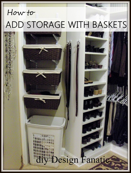 diy Design Fanatic: How To Store Your Stuff - Closet Edition