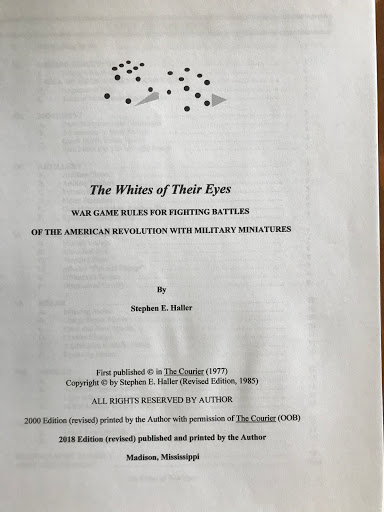 My Brave Fusiliers!: Rules Review "The Whites of Their Eyes"