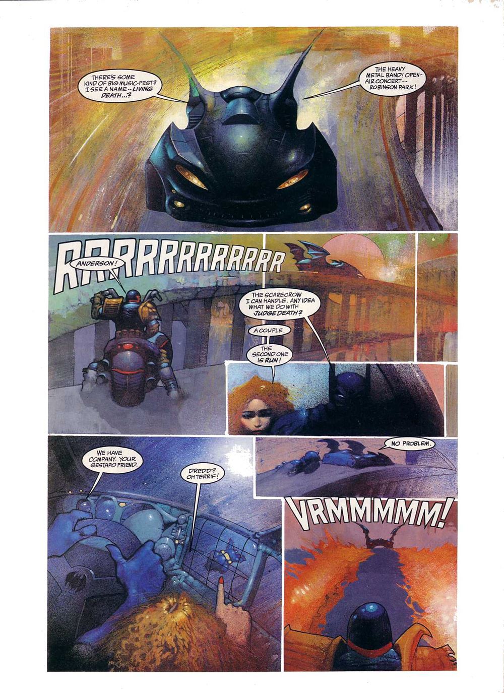 DC - Batman/Judge Dredd book one: The day Batman met the Law. - The ...