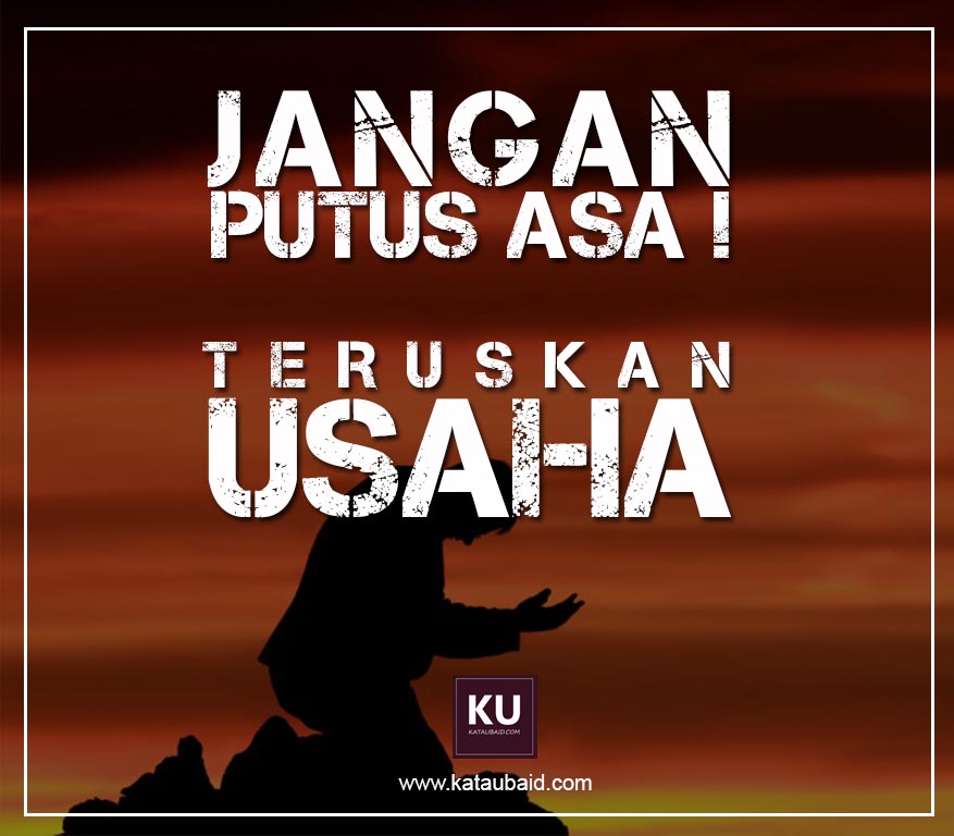 PUTUS ASA BUKAN JALAN PENYELESAIANNYA