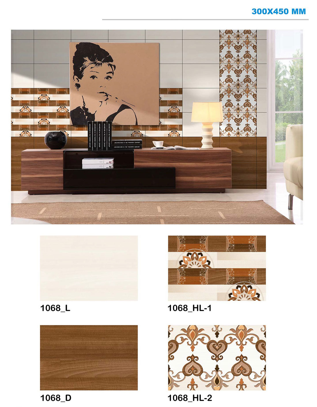 DIGITAL WALL TILES 12X18' (300X450mm) - SastaTiles - Best Ceramic and ...