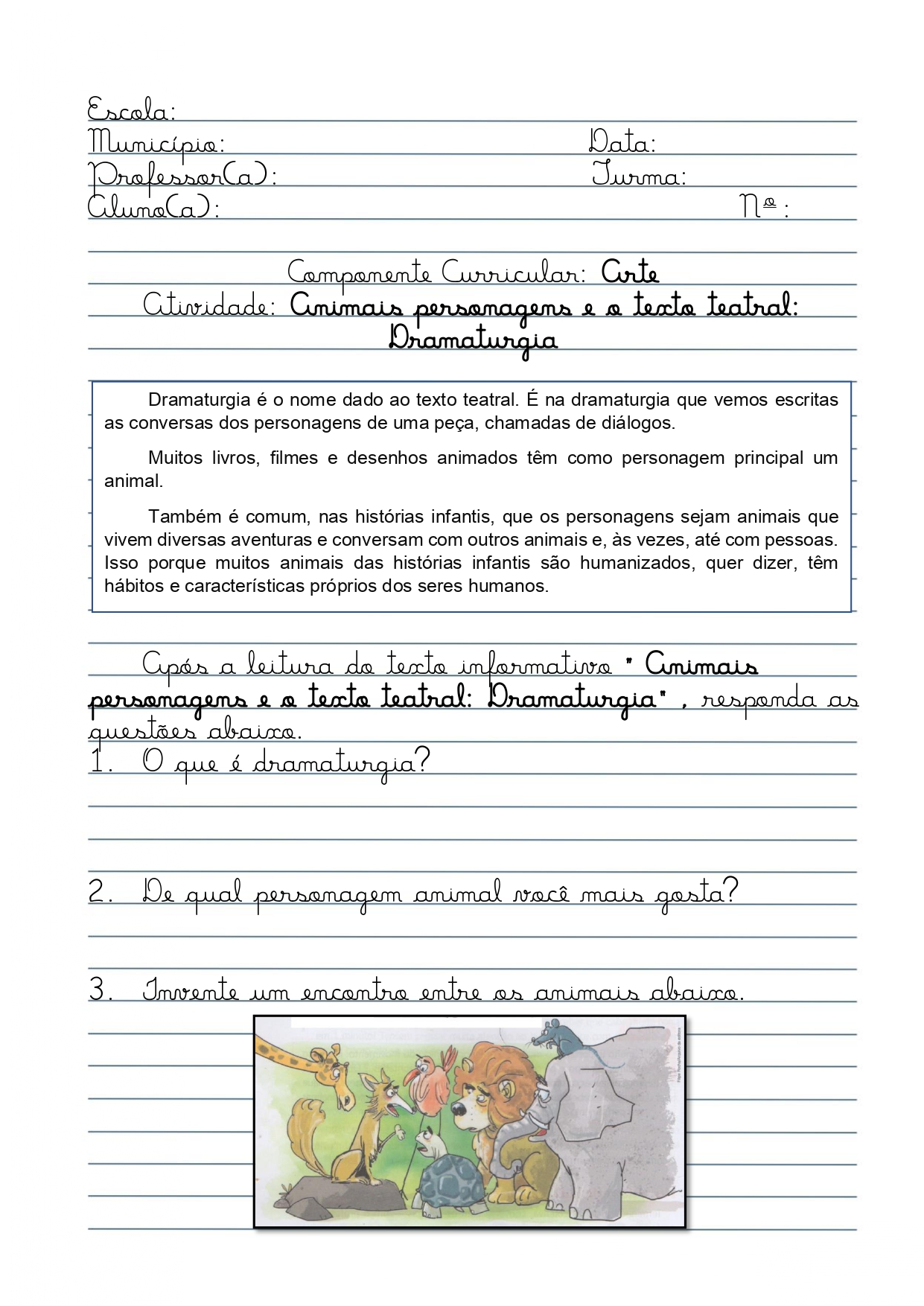 Texto Teatral 4 Ano - REVOEDUCA Texto Teatral 4 Ano - REVOEDUCA