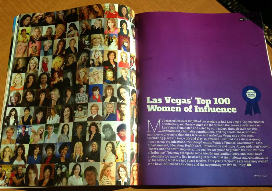 Jodie Rocco featured as MyVegas Magazines Top 100 Women of Influence in ...