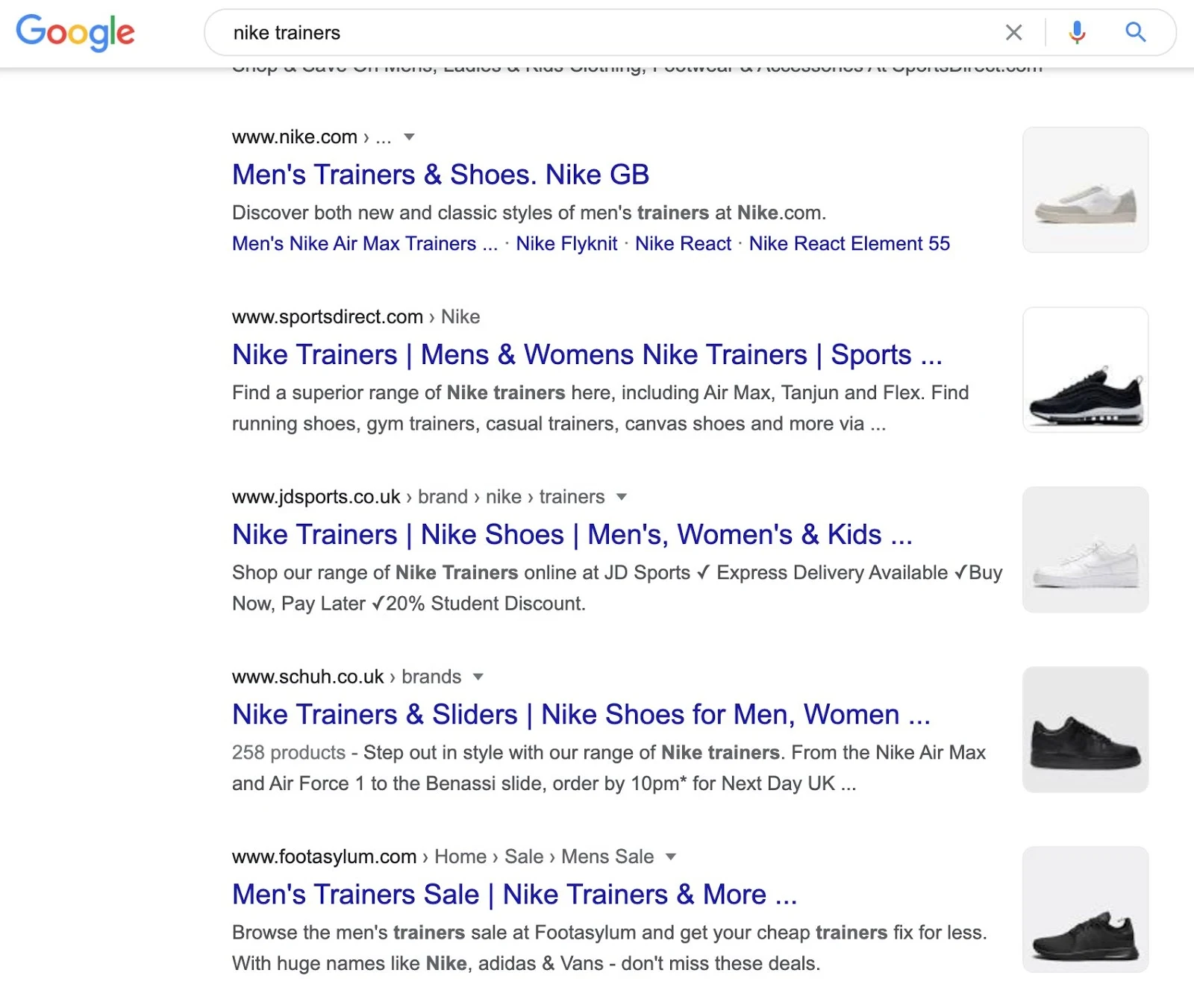 Google For Desktop Is Testing Product Photo Thumbnails