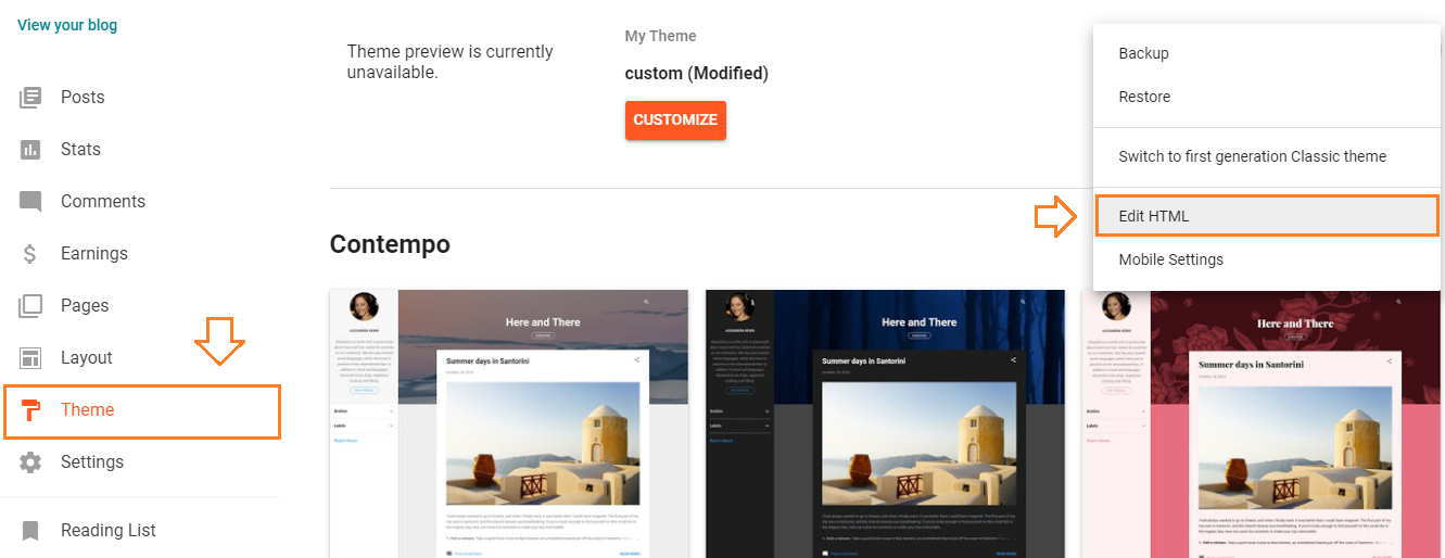 How To Unlock/Move Or Remove Gadgets On Blogger Layout | Customize ...