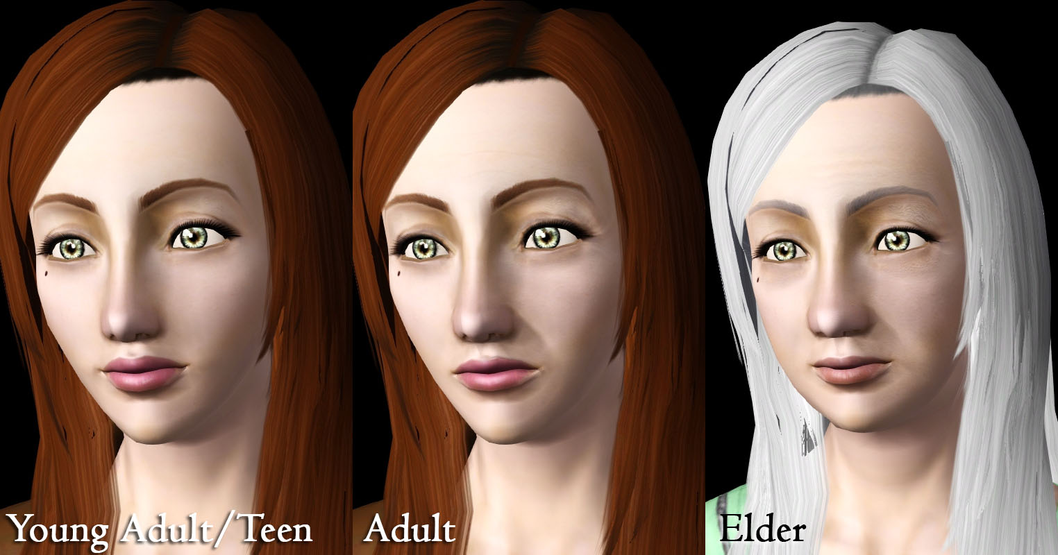 My Sims 3 Blog: Face Keratin Normal Map DR by Buhudain