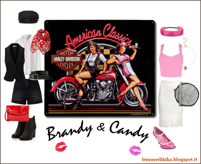 Le muse di Kika: Vita da Pin-up... sempre in moto [moda+pittura]