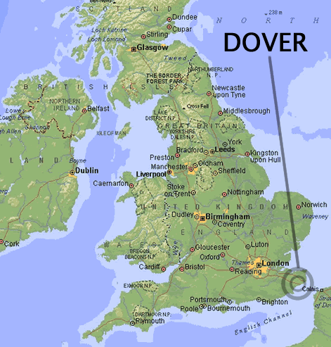 Mi familia, Londres y yo: Dover: Tiza sobre el mar, la llave del reino...