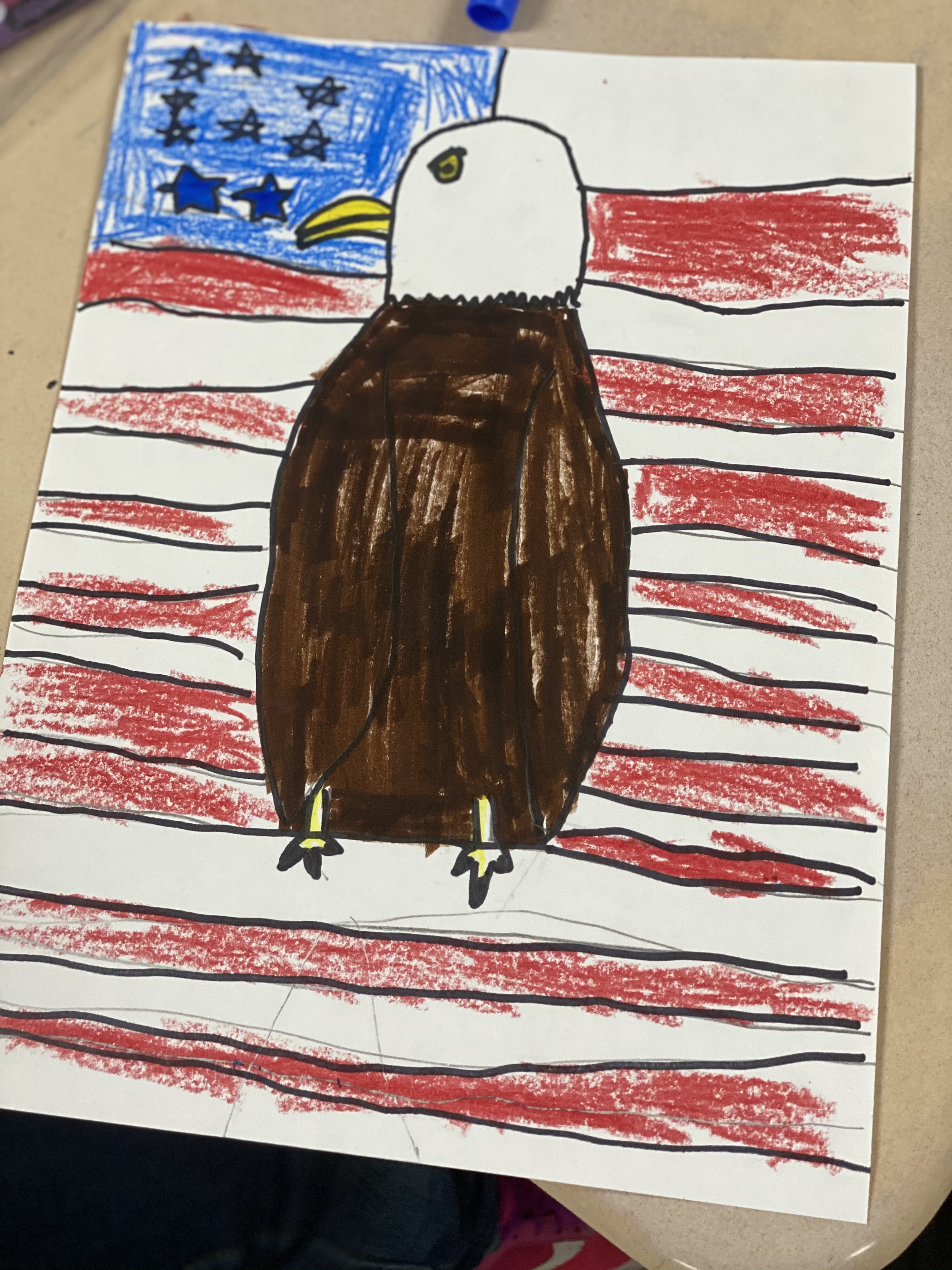 Elements of the Art Room: Patriotic art for Veterans Day!