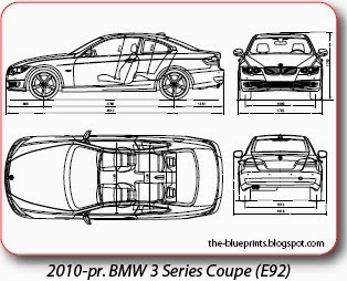Vector Blueprints - Cars, Trucks, Busses and others: BMW - Vector ...
