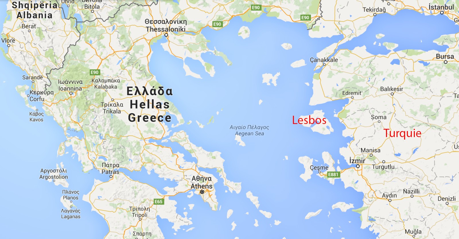 Les Ailes de la Vie: Ile de Lesbos, Grèce, septembre 2015