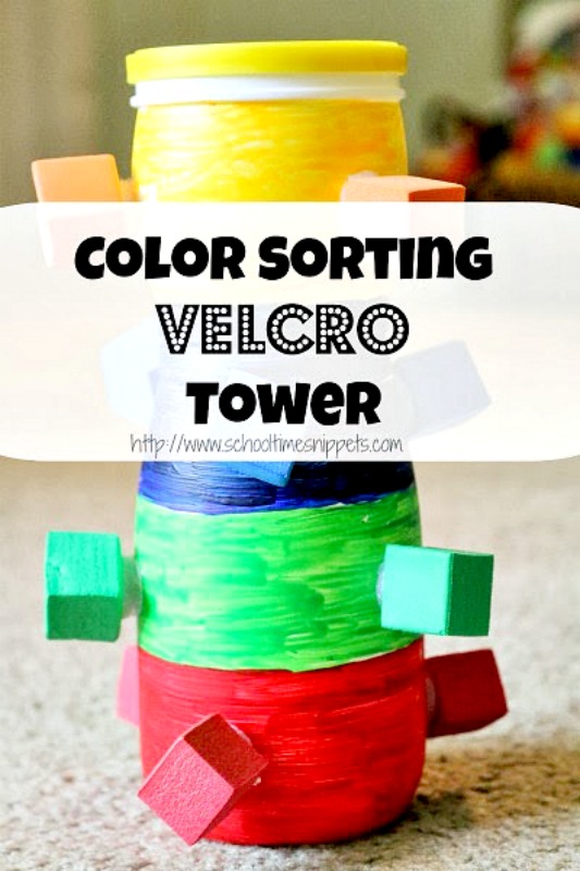 Velcro Color Matching Activity | School Time Snippets