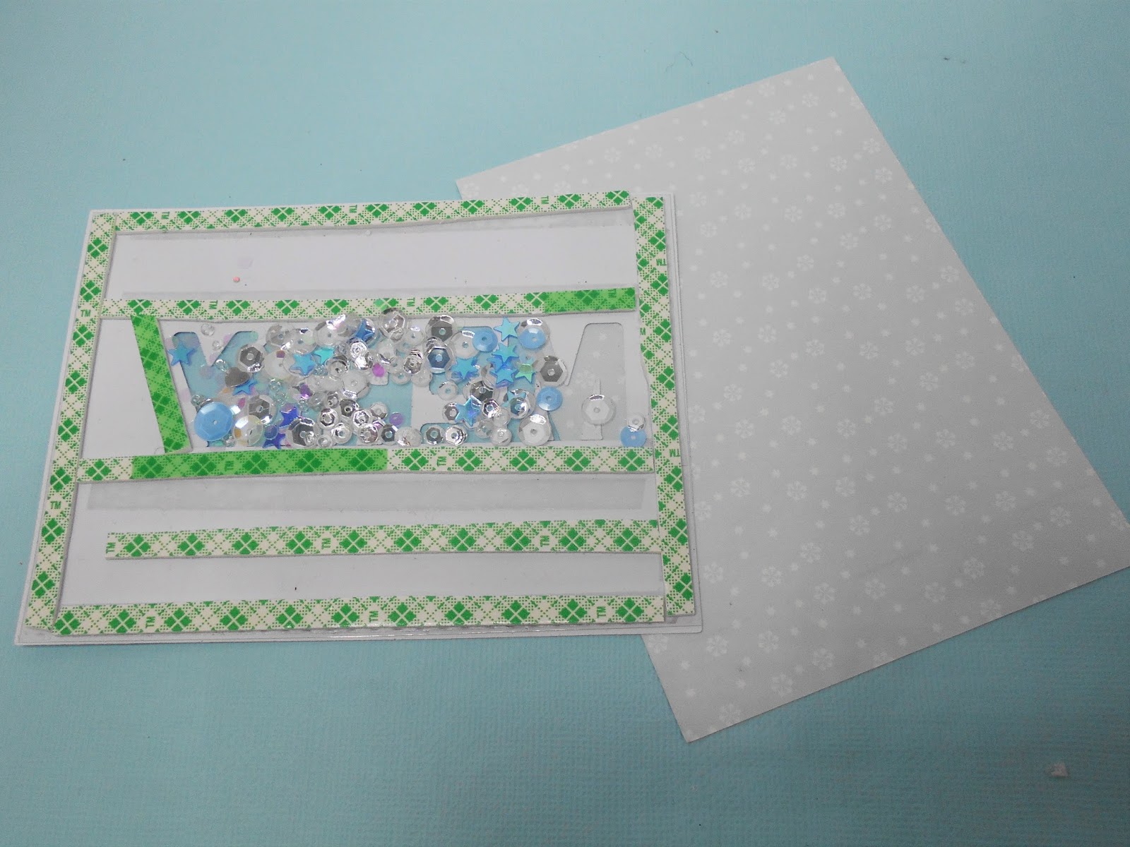 JenniferD's Blog: La-La Land Crafts Shaker Word Card Tutorial