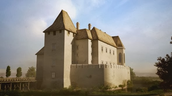 Medieval Hungary: Virtual reconstruction of Simontornya castle