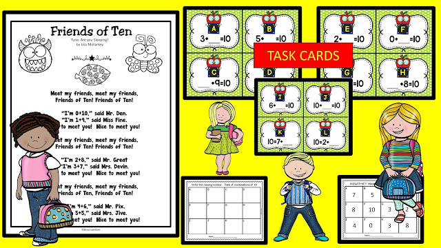 First Grade Bloomabilities: Friends of Ten (Freebie, too!)