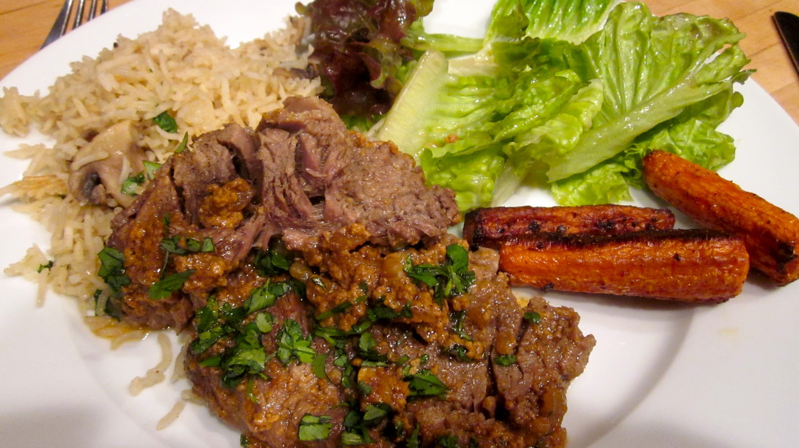 What's for dinner: Pot Roast Indian style