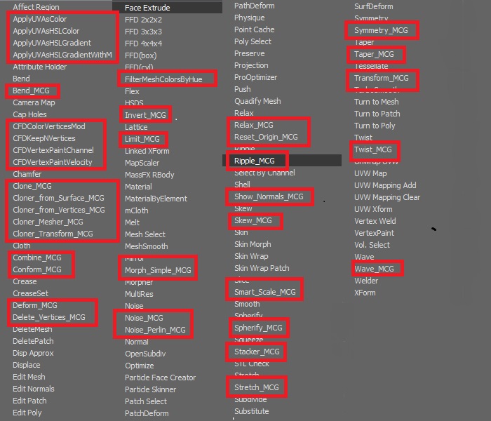 Download More MCG Sample Tools for 3ds Max 2017 | Computer Graphics ...