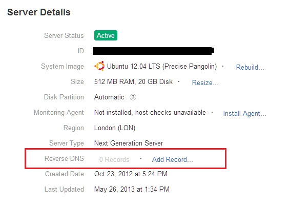 The Systems Engineer organized chaos: How to create a PTR DNS record on Rackspace Cloud