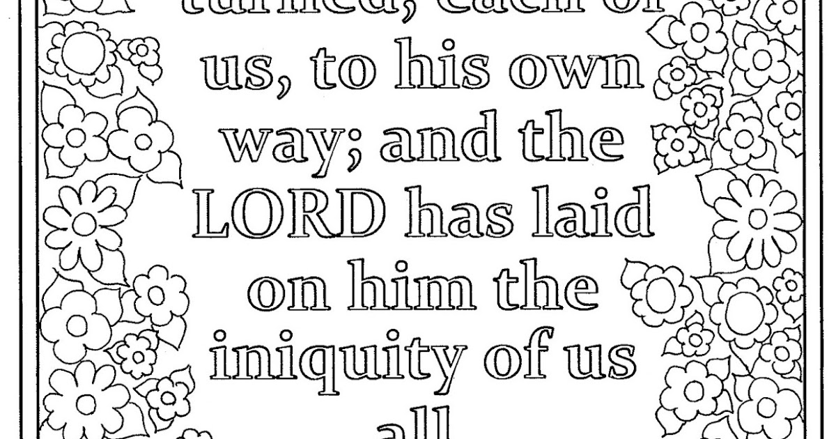 Coloring Pages for Kids by Mr. Adron: Free Lent Day 19 Print And Color ...