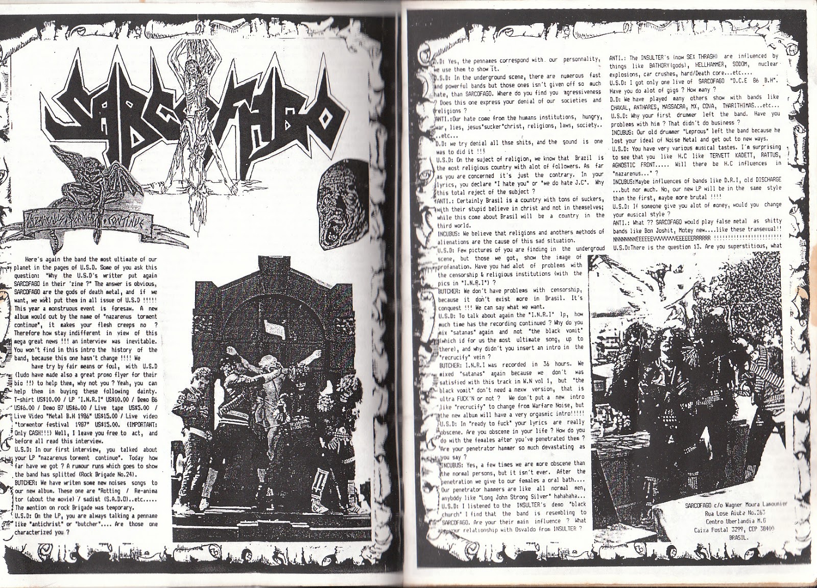 Metal de la vieja escuela 80s y 90s.: Fanzines from Metal Underground
