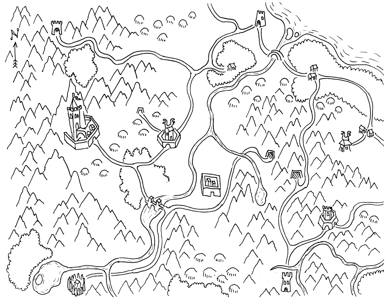 Buffoons & Beasts: Map: Scout Map