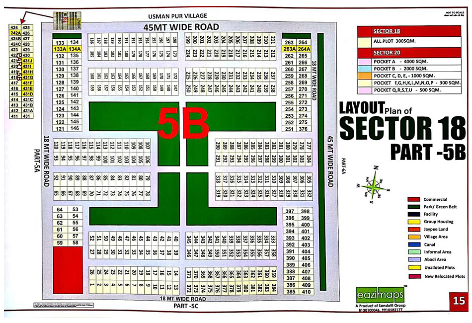 Greater Noida Industry I BUY I SALE I RENT: Layout Plan of Sector-18 ...