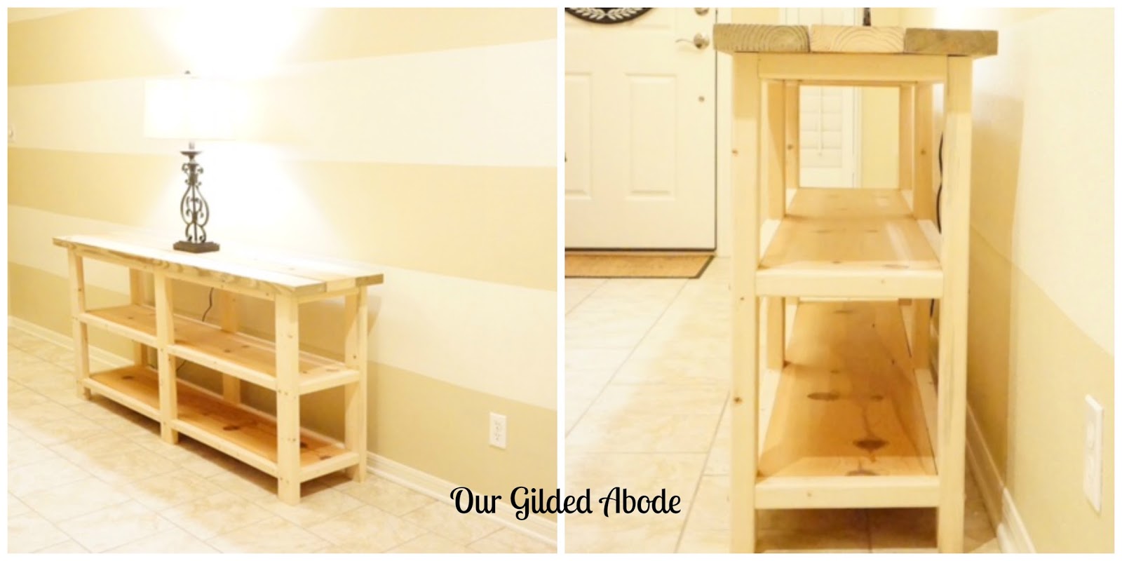 Our Gilded Abode: DIY Console Table Reveal