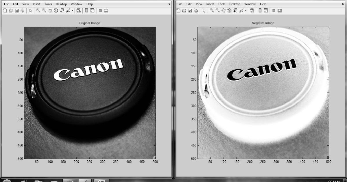 Programixs: Program for Negative of Image Using Matlab