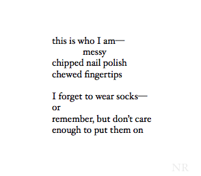 Natalie Raymond: little personality poem