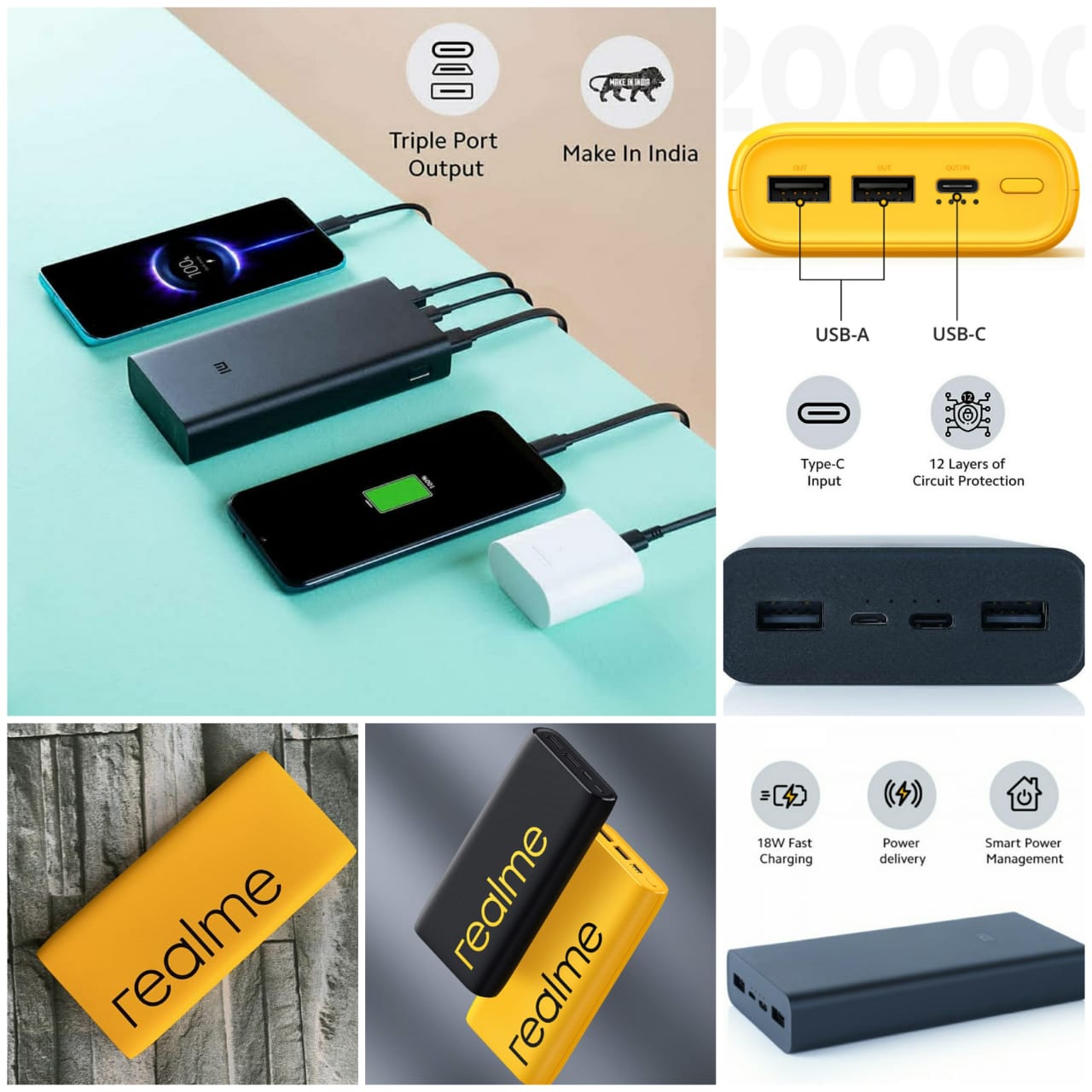 Xiaomi Mi Power Bank 3i Vs Realme Power Bank 2 xiaomi-mi-power-bank-3i-vs-realme-power-bank-2