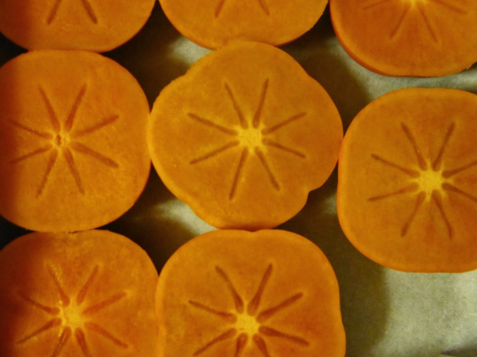 Cold Hands Warm Earth: Baked Persimmon with Candied Ginger and Honey