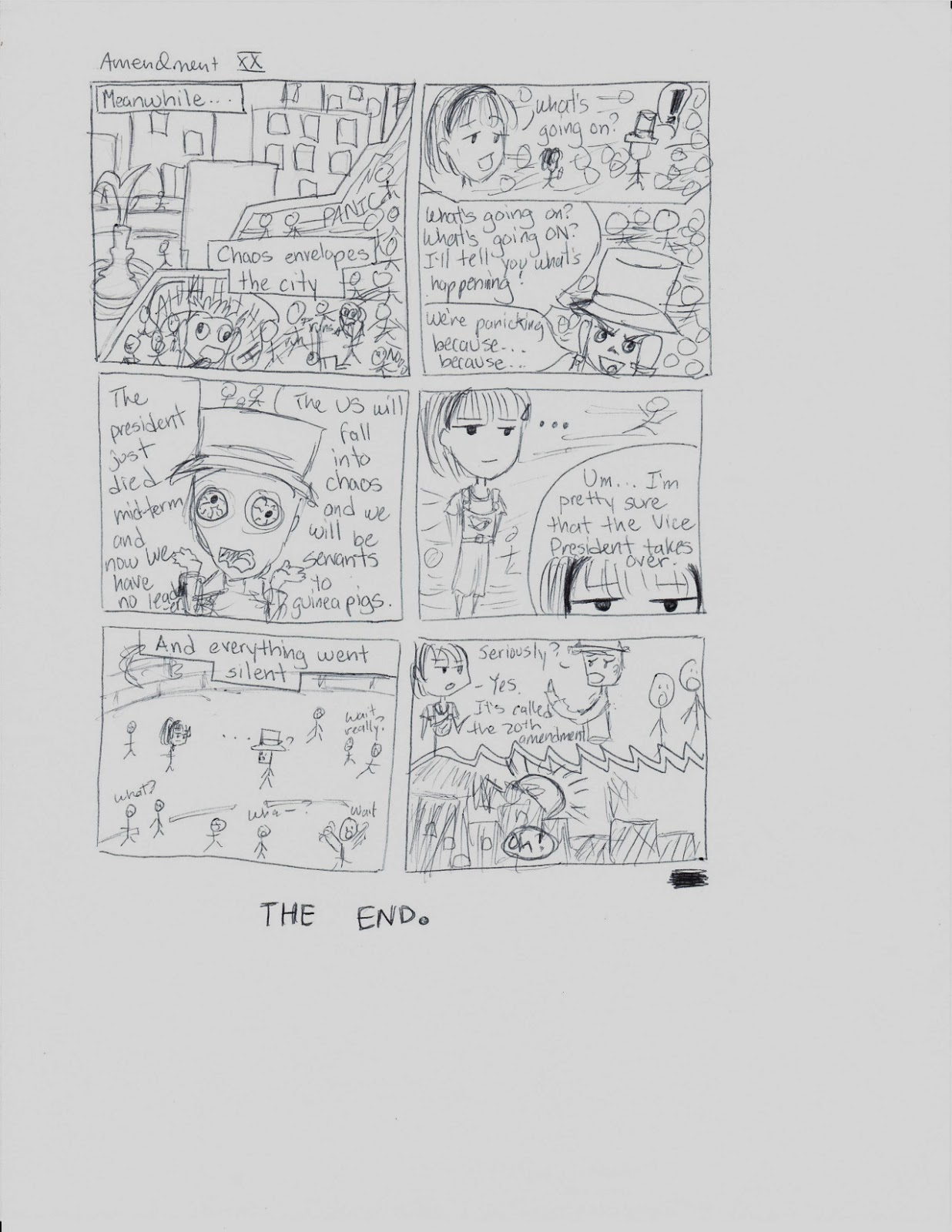 Social Science— The Amendments SS1: Amendment I, XIII, XX Comic Strips