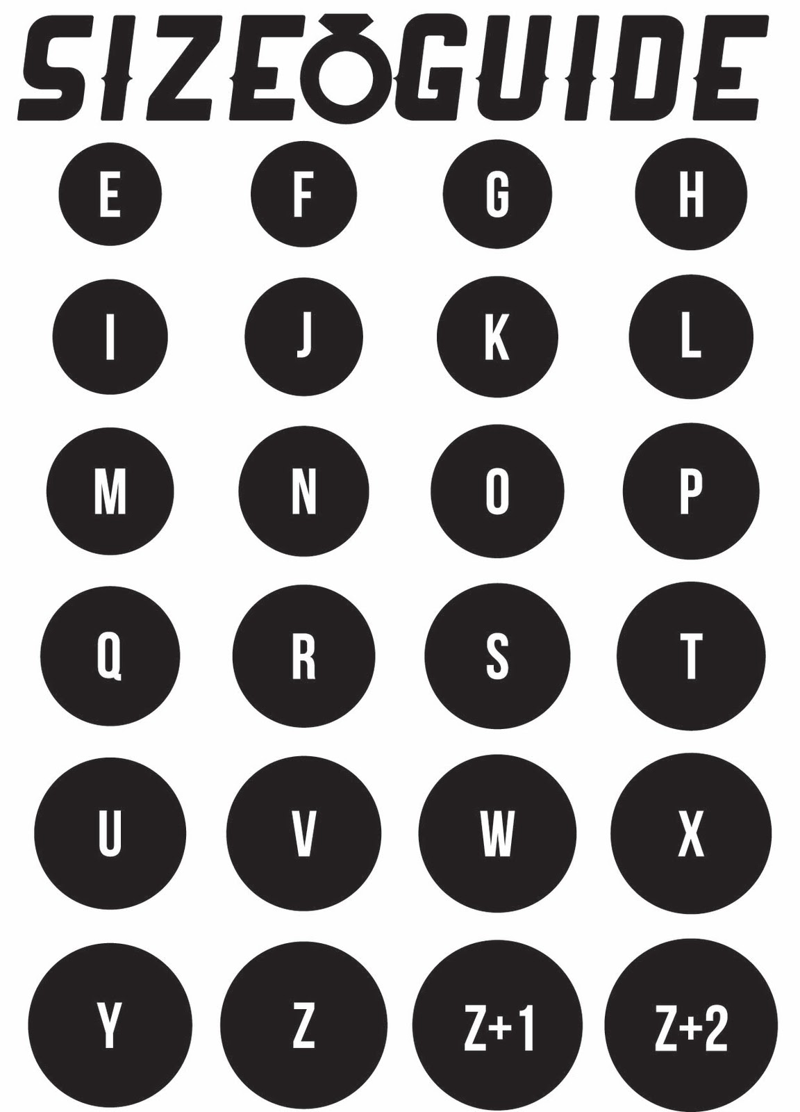 DESIGN PRACTICE: How To// Ring Size Guide