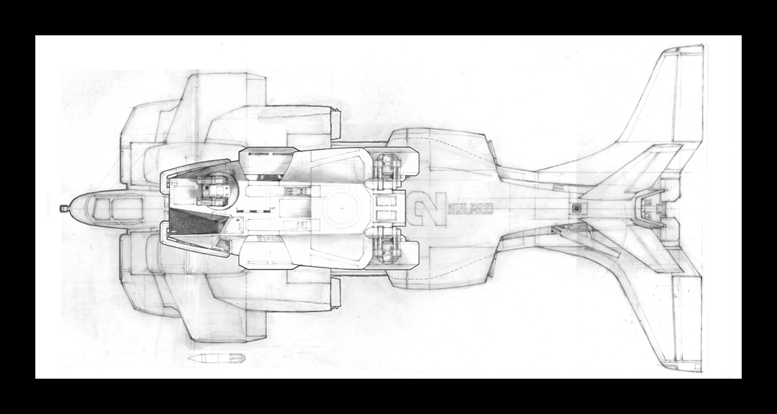 Desktopsimmer's 3D Models: Pre-Production version of the Dropship