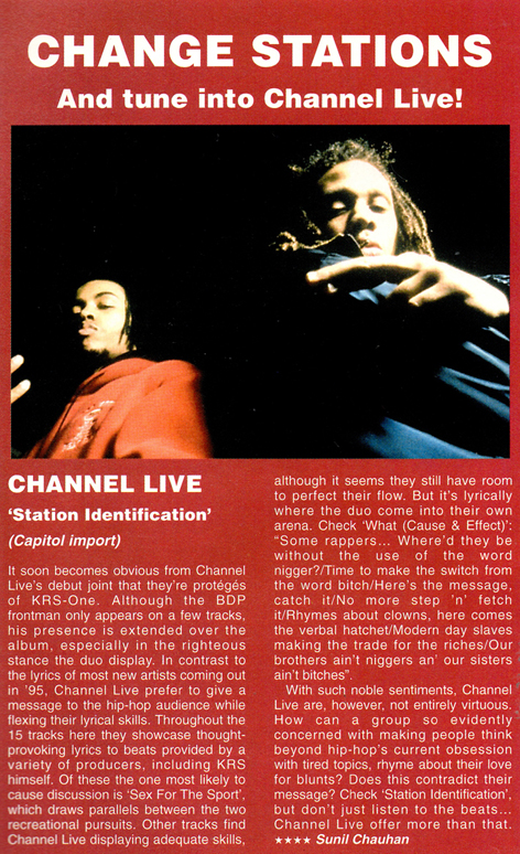 HipHop-TheGoldenEra: Album Review : Channel Live - Station ...