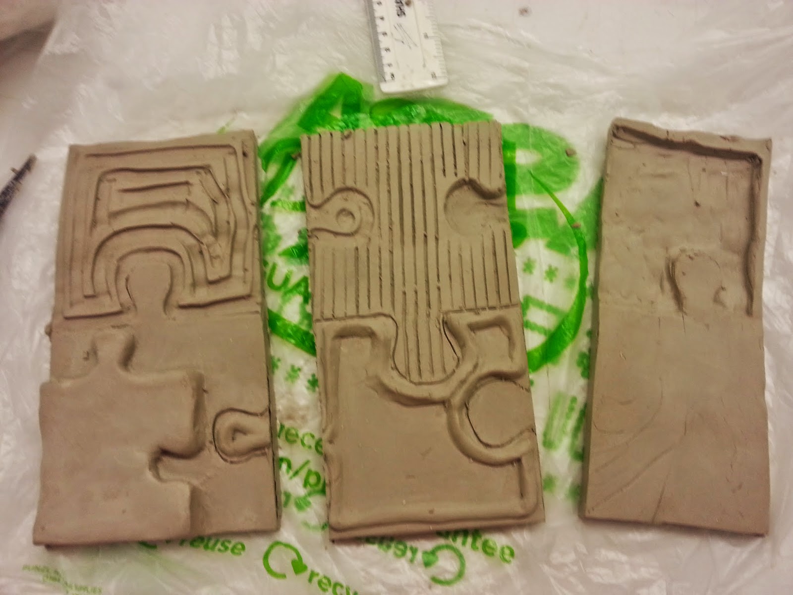 Art and Design: Low Relief Clay Tiles & 3D ceramic