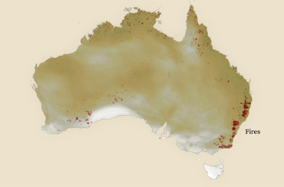 Map of the Week: Australia's Ecological Disaster