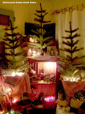 Distressed Donna Down Home: A Deconstructed Christmas At Night