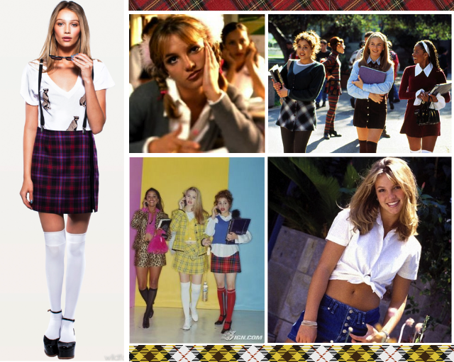 I Love the 90's: School Girl Outfits ~ For Sure J'Adore