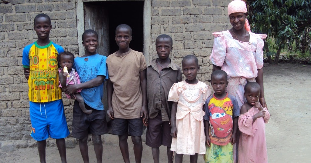 African Children Today | News: A Large Family is Helped in a Large Way