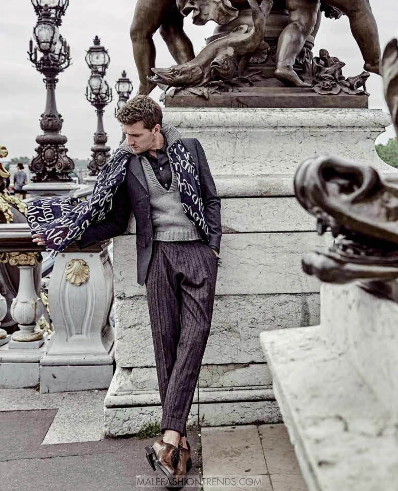 Alan Cappelli Goetz por Giovanni Squatriti para Genleman Italia